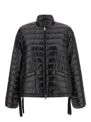 Moncler Longline Quilted Puffer Coat - Nero