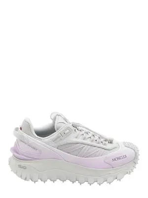 Moncler MONCLER Lace-Up Mesh Sneakers With TPU Spoiler And Carbon Fiber Detail Lilla