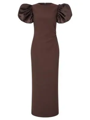 ROTATE BY BIRGER CHRISTENSEN ROTATE Puff Sleeve Floral Maxi Dress