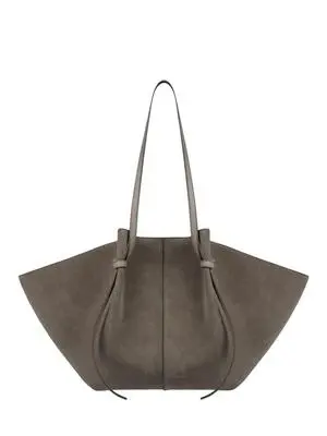 Yuzefi Mochi Leather Shoulder Bag - Beige