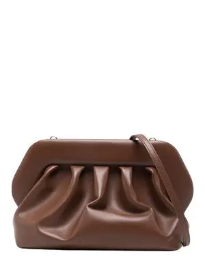 THEMOIRE 20 Cm Leather Shoulder Bag - Marrone