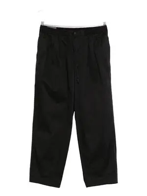 PT TORINO Cotton And Nylon Drawstring Waist Trousers - Nero