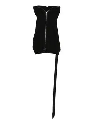 RICK OWENS RICK OWENS DRKSHDW Zip-Front Hooded Sweatshirt
