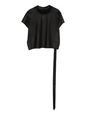 RICK OWENS RICK OWENS DRKSHDW Cropped Ribbed Neck T-Shirt