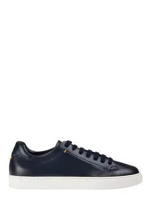 DOUCAL'S Leather Sneaker - Blu