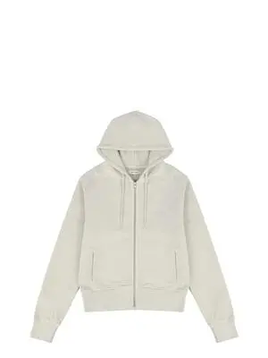 ENTIRE STUDIOS Zip Up Hooded Sweatshirt - Bianco