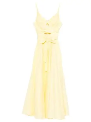 ZIMMERMANN ZIMMERMANN Linen Mini Dress With Cut-Out Detail