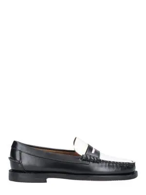 SEBAGO Leather Loafers & Slippers - Black