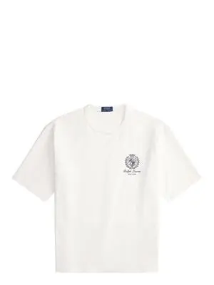 Polo Ralph Lauren Relaxed-fit T-shirt With 1986 Circular Graphic - Bianco