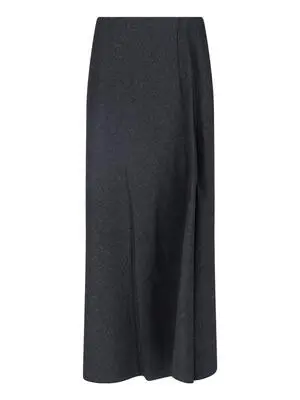 Giorgio Armani Long Wrap Skirt - Grey