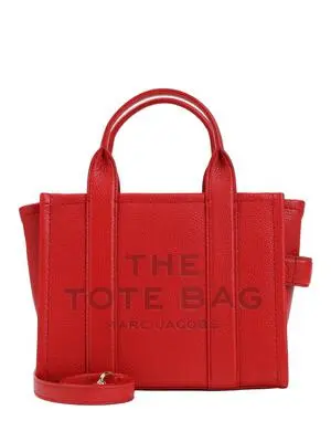 Marc Jacobs Leather Small Tote Handbag - Red