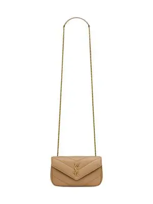 SAINT LAURENT Saint Laurent Mini Lambskin Handbag With Removable Pouch
