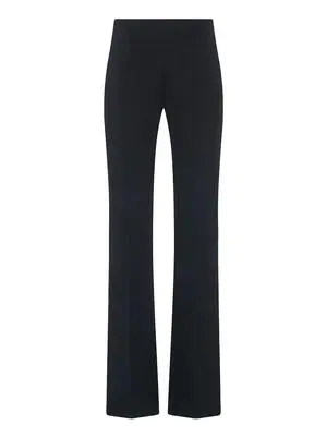 THE ROW Fabien Silk Trousers - Black