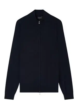 Emporio Armani Wool Cardigan - Blue