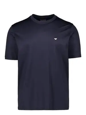 Emporio Armani Emporio Armani Cotton Blend T-Shirt Blue