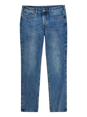Emporio Armani Cotton Denim Jeans - Blue