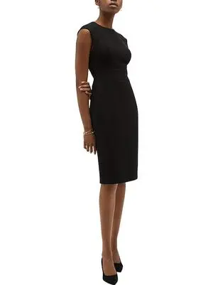 HOBBS LONDON Sleeveless Shift Dress - Black