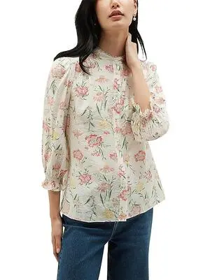 HOBBS LONDON Frances Blouse - Ivory Multi