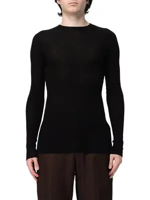 Rick Owens Ribbed Crewneck Sweater - Black