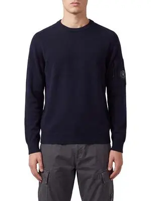 C.P. COMPANY Crew Neck Sweater - Blue