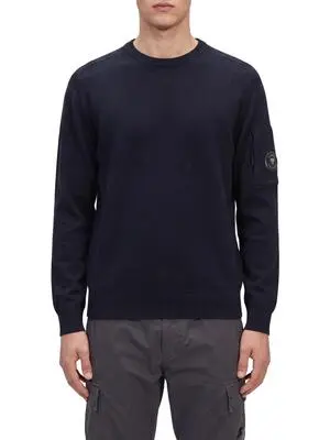 C.P. COMPANY Crew Neck Sweater - White