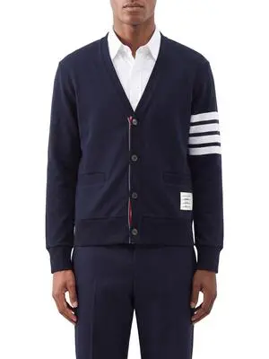 Thom Browne Four-bar Cardigan - Navy