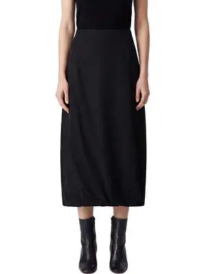 RÓHE Midi Skirt - Black