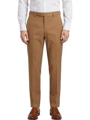 DONDUP Gaubert Slim Fit Stretch Cotton Chino Trousers - Camel