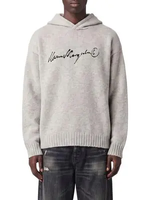 MAISON MARGIELA Ribbed Knit Hoodie - Beige