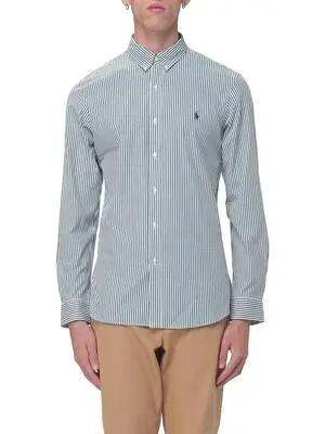 Polo Ralph Lauren Striped Stretch Cotton Shirt With Embroidered Pony Logo - Green