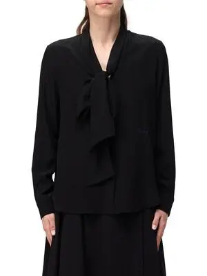 Burberry Pussy Bow Shirt - Black