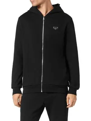 Philipp Plein Zip-up Hoodie - Black