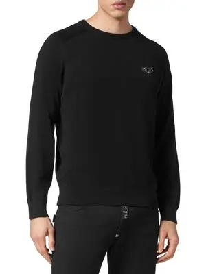 Philipp Plein Crew Neck Sweater - Black