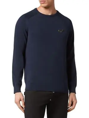 Philipp Plein Crew Neck Sweater - Blue