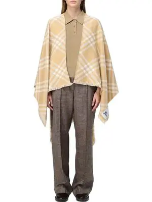 Burberry Checked Cape - Sand