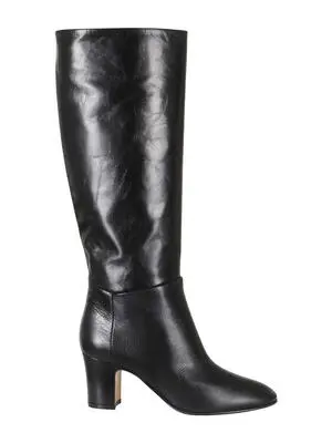 Alberta Ferretti Knee-high Leather Boots - Black