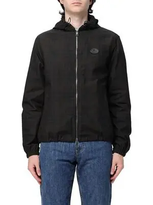 Burberry Checked Zip-up Hooded Jacket - Sand