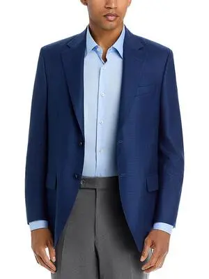 Peter Millar Peter Millar Flynn Classic Fit Tonal Plaid Sport Coat Blue