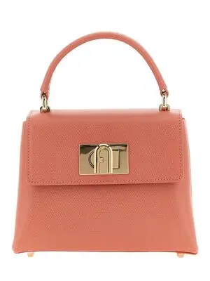 Furla Top Handle Bag With Push Lock Closure - Pink