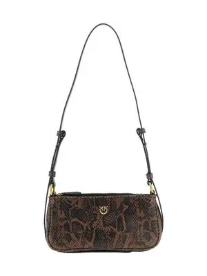 Pinko Crossbody Bag Brown