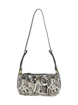 Pinko Leather Crossbody Bag - Grey