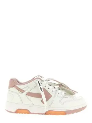 Off-White Out Of Office Low-top Leather Sneakers - Pink