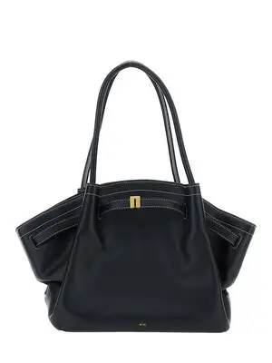Jw Pei Shoulder Bag With Gold Tone Clasp - Black