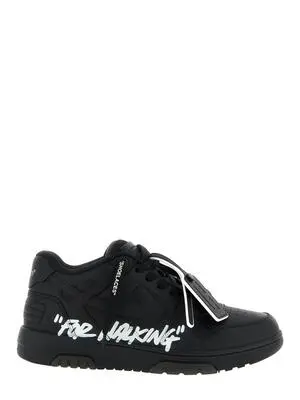Off-White Leather Sneakers - White