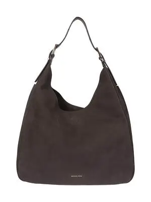 Michael Kors Nolita Large Nubuck Leather Hobo Bag - Brown