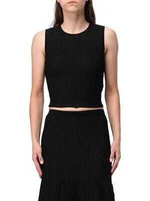 Elisabetta Franchi Knit Top - Black