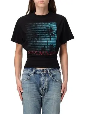 Balenciaga Graphic Print T-shirt - Black