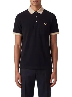 Valentino Garavani Polo Shirt - Black