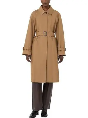 Max Mara Midi Trench Coat - Brown