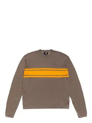 StÜssy Stussy Striped Fine Knit Sweater Brown